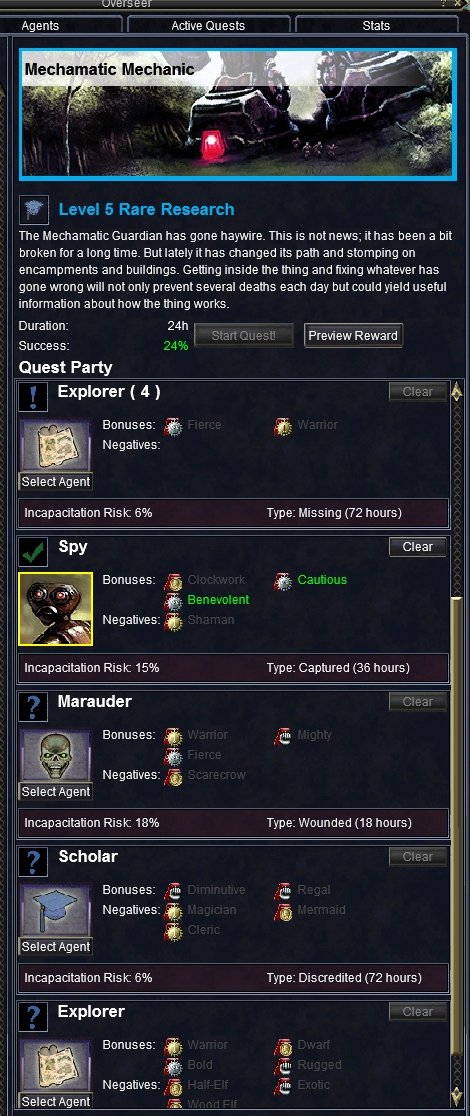 Fixed - Overseer bugs in specific quests - Mechamatic Mechanic | EverQuest Forums